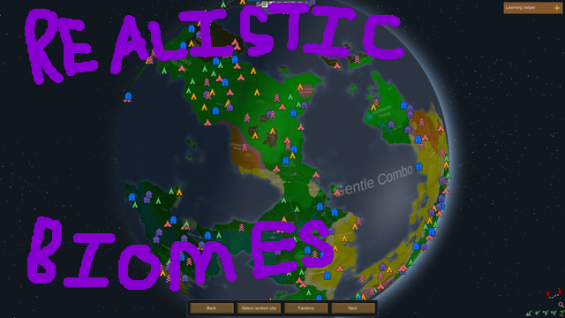 Realistic Biomes 1.6 - RimWorld Mod データベース MOD紹介・まとめサイト
