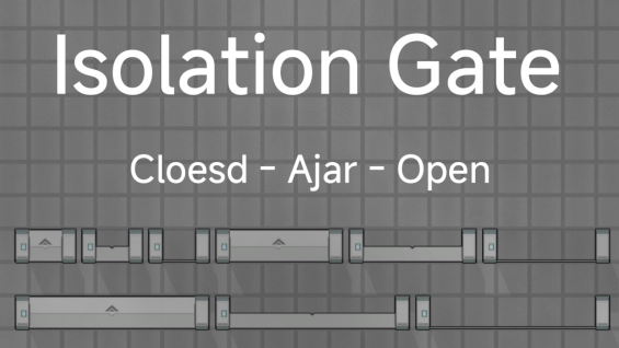 Isolation Gate - Cloesd/Ajar/Open 1.6 - RimWorld Mod データベース MOD紹介・まとめサイト