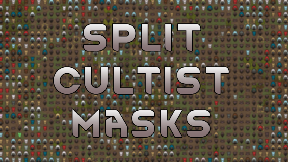 Split Cultist Masks 1.6 - RimWorld Mod データベース MOD紹介・まとめサイト