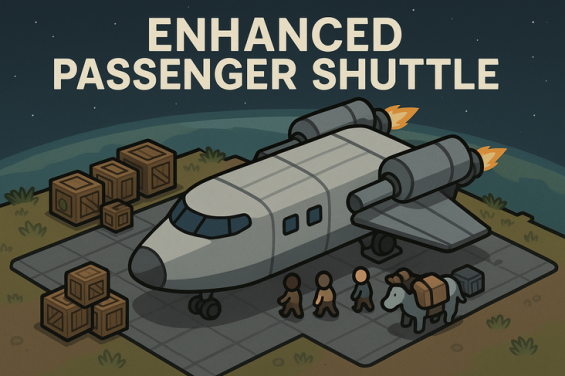 Enhanced Passenger Shuttle 1.6 - RimWorld Mod データベース MOD紹介・まとめサイト