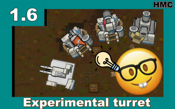 [HMC] Experimental Turret 1.6 - RimWorld Mod データベース MOD紹介・まとめサイト