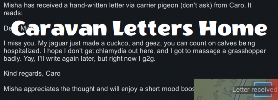 Caravan Letters Home 1.6 - RimWorld Mod データベース MOD紹介・まとめサイト