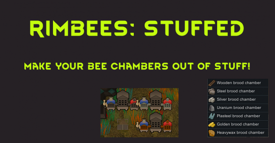Alpha Bees - Stuffed 1.6 - RimWorld Mod データベース MOD紹介・まとめサイト