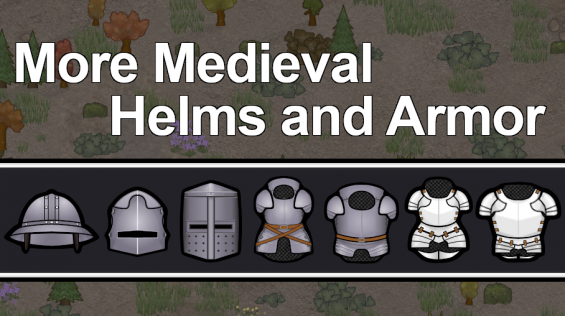 More Medieval Helms and Armor 1.6 - RimWorld Mod データベース MOD紹介・まとめサイト