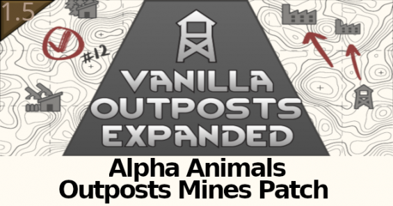 Alpha Animals Patch for Outposts Mines 1.6 - RimWorld Mod データベース MOD紹介 ...
