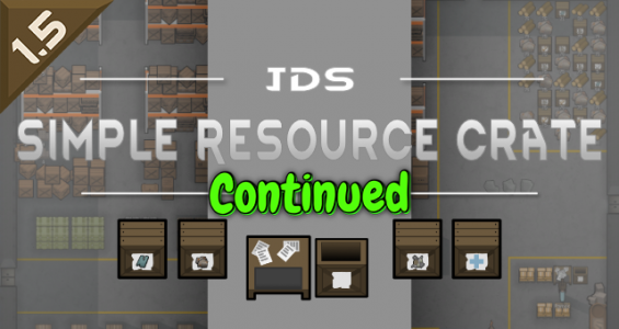 [JDS] Simple Resource Crate (Continued) 1.6 - RimWorld Mod データベース MOD紹介 ...