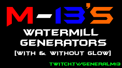 M-13's Watermill Generators 1.6 - RimWorld Mod データベース MOD紹介・まとめサイト