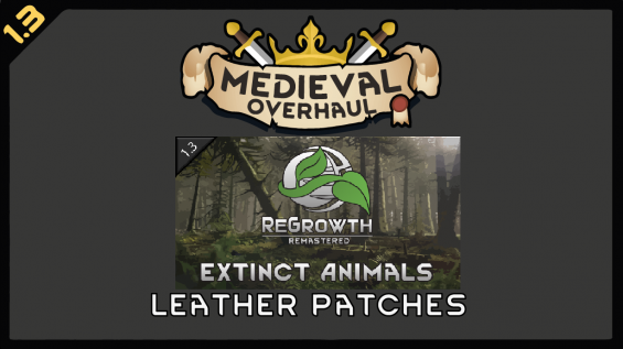 Medieval Overhaul - ReGrowth Remastered: Extinct Animals Patch 1.3 ...