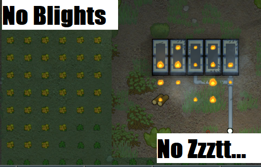 No Blights, No Zzztt... 1.3 - RimWorld Mod データベース MOD紹介・まとめサイト