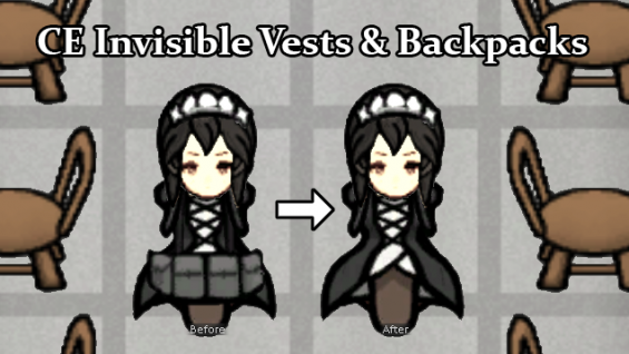 CE Invisible Vests and Backpacks 1.1 - RimWorld Mod データベース MOD紹介・まとめサイト