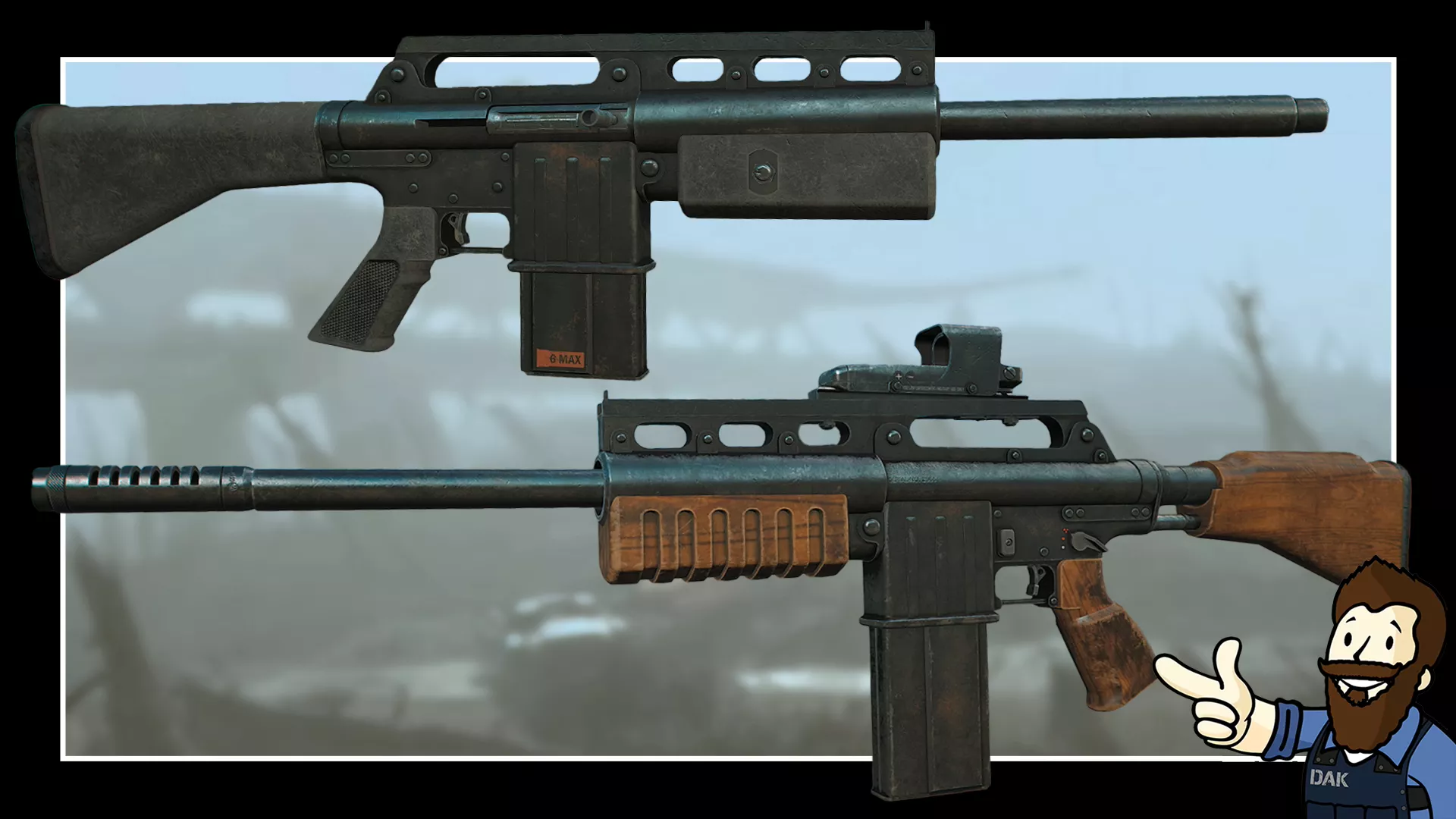 The Marine Shotgun - Prototype SW Burst Shotgun 日本語化対応 武器 - Fallout4 ...