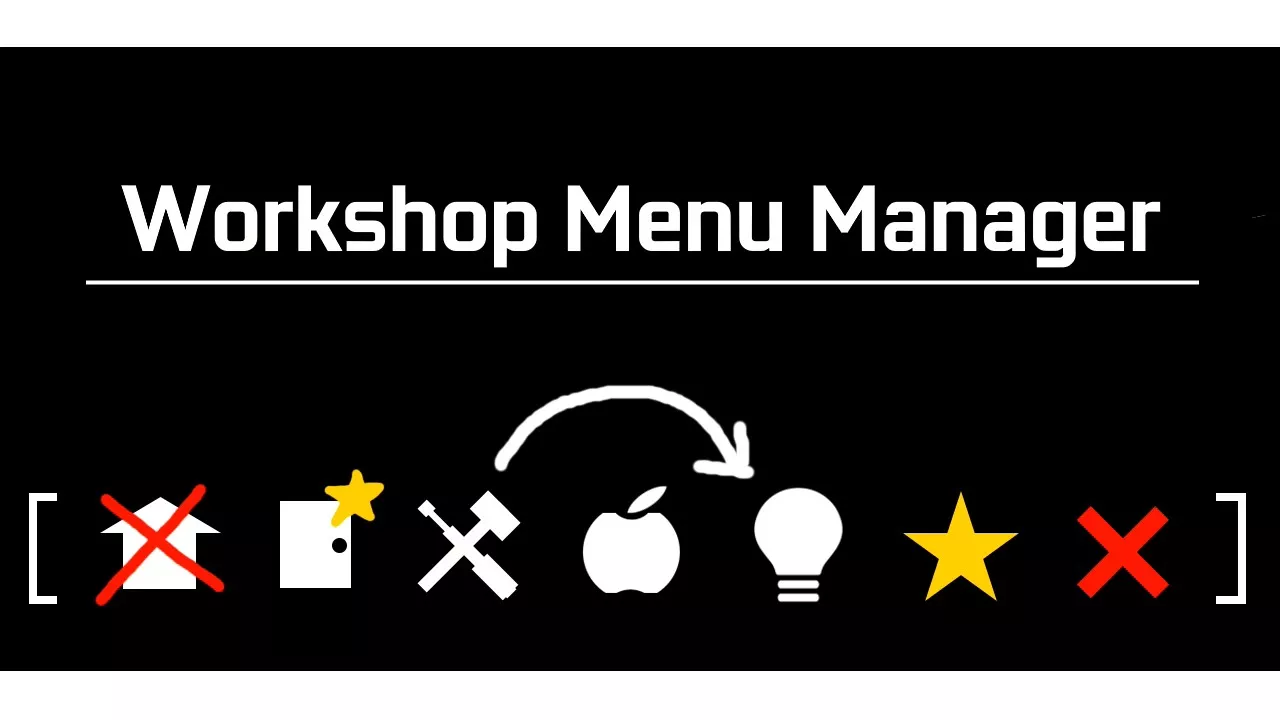Workshop Menu Manager 日本語化対応 ゲームシステム変更 - Fallout4 Mod データベース MOD紹介・まとめサイト