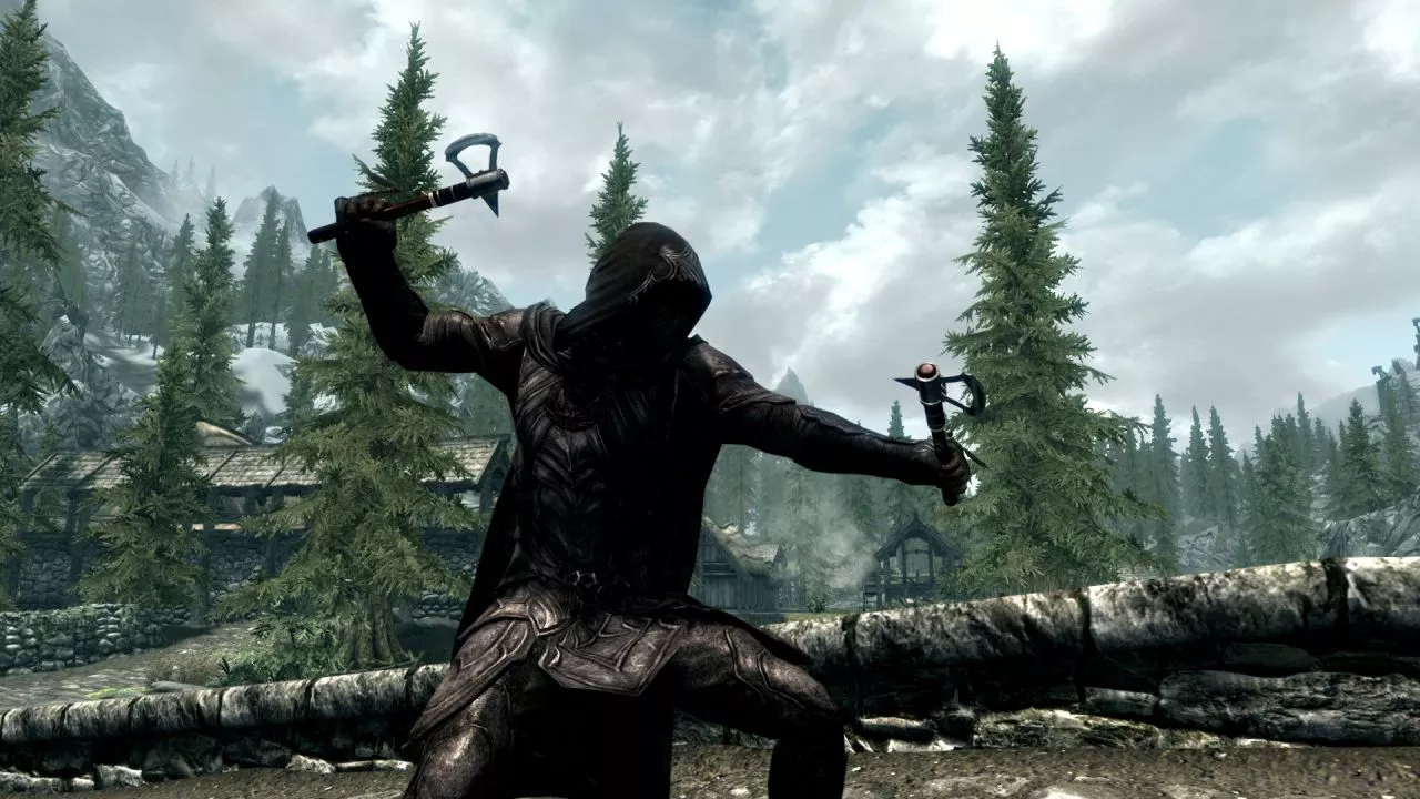 Assassins Creed 3 Tomahawk 武器 - Skyrim Mod データベース MOD紹介・まとめサイト