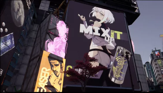 Lucy (Edgerunners) Ads グラフィック - Cyberpunk 2077 Mod データベース MOD紹介・まとめサイト