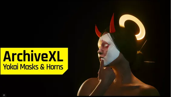 Yokai International - ArchiveXL - masks - horns - halo 防具・アーマー・服 ...