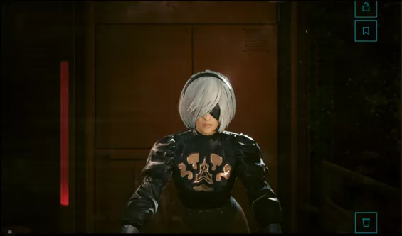 YoRHa Unit 2B Outfit and Weapons 外観・容姿 - Cyberpunk 2077 Mod データベース MOD ...