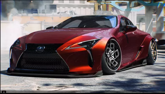2021 Lexus LC 500 Liberty Walk 車両・バイク - Cyberpunk 2077 Mod データベース MOD紹介 ...