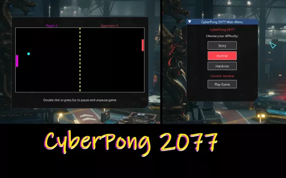 CyberPong 2077 その他 - Cyberpunk 2077 Mod データベース MOD紹介・まとめサイト