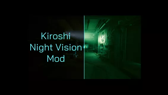 Kiroshi Optics Night Vision Mod ゲームプレイ - Cyberpunk 2077 Mod データベース MOD ...