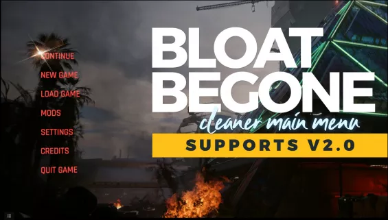 Bloat Begone (Remove Unwanted Menu Elements and Ads) インターフェイス ...