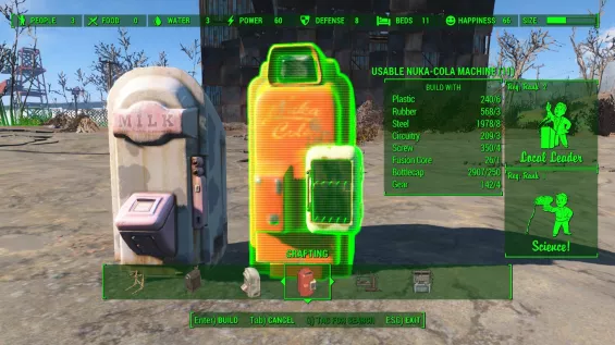 Usable Vending Machine クラフト - 家/居住地 - Fallout4 Mod データベース MOD紹介・まとめサイト