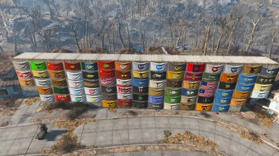 Fallout Faction Flags - Flags of the New World 居住地 - Fallout4 Mod ...