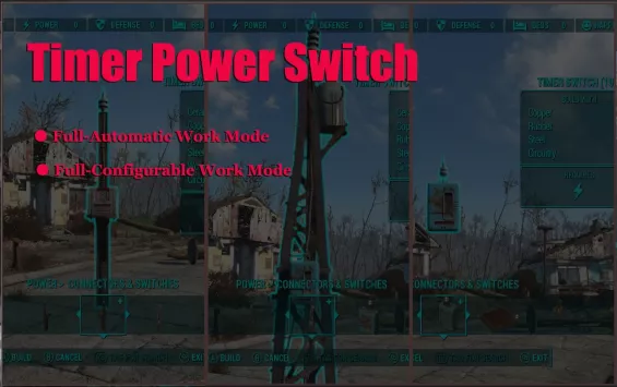 Timer Power Switch 日本語化対応 居住地 - Fallout4 Mod データベース MOD紹介・まとめサイト