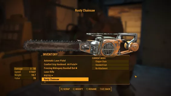 Murdering Chainsaw 日本語化対応 武器 - Fallout4 Mod データベース MOD紹介・まとめサイト