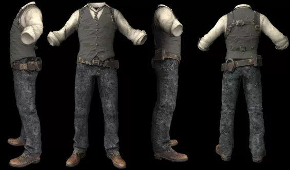 Evil Detective. (CBBE. JaneBod. Vanilla) 服 - Fallout4 Mod データベース MOD紹介 ...