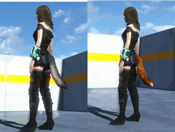 Animal Tails (CBBE_Vanilla) 服 - Fallout4 Mod データベース MOD紹介・まとめサイト