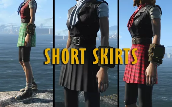 Short Skirts 服 - Fallout4 Mod データベース MOD紹介・まとめサイト
