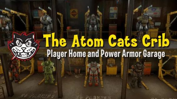 The Atom Cats Crib Player Home and Power Armor Garage 家 - Fallout4 Mod ...