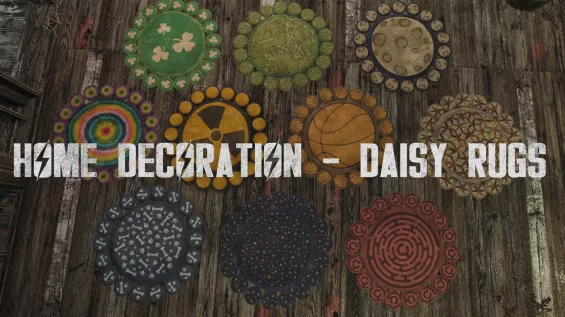 Home Decoration - Daisy Rugs クラフト - 家/居住地 - Fallout4 Mod データベース MOD紹介 ...