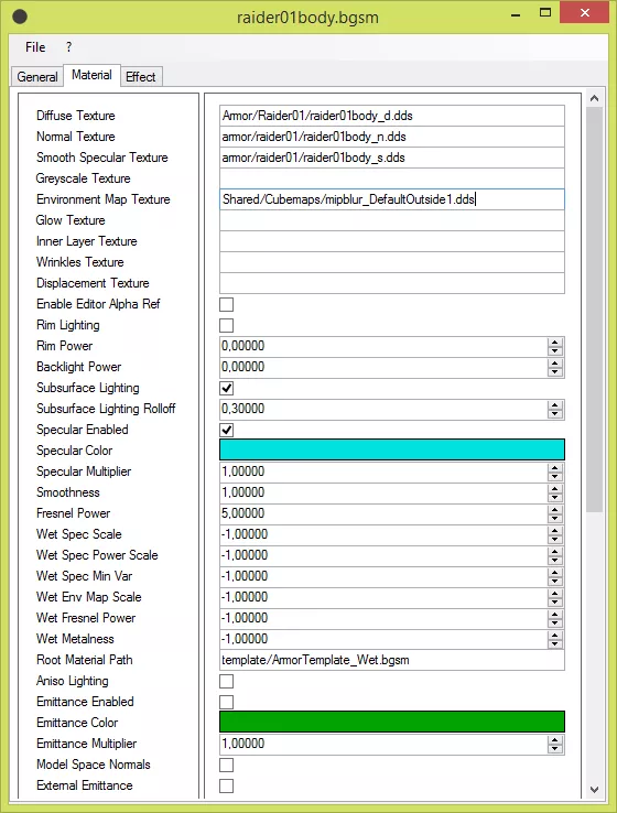 Material Editor ユーティリティ - Fallout4 Mod データベース MOD紹介・まとめサイト