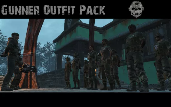 Gunner Outfit Pack (STANDALONE) 日本語化対応 防具・アーマー - Fallout4 Mod データベース ...
