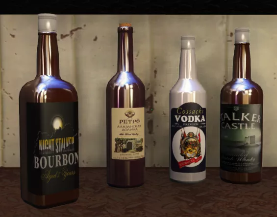 STALKER Themed Alcohol (Cossack's Vodka) モデル・テクスチャ - Fallout4 Mod ...