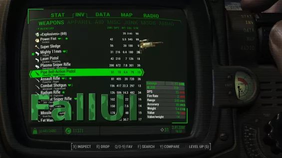 FallUI - Inventory 日本語化対応 インターフェース - Fallout4 Mod データベース MOD紹介・まとめサイト