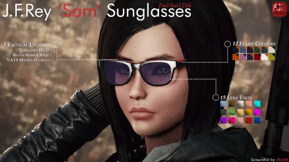 J.F.Rey Sam Sunglasses - Death Stranding 服 - Fallout4 Mod データベース MOD紹介 ...