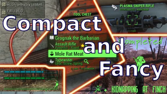 Compact and Fancy - A HUD Layout for FallUI - HUD インターフェース - Fallout4 ...