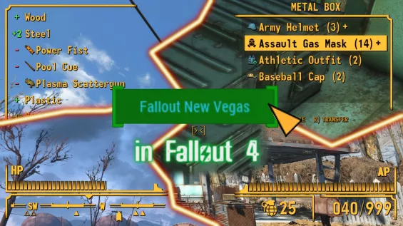 Fallout New Vegas - A FallUI HUD layout インターフェース - Fallout4 Mod データベース ...