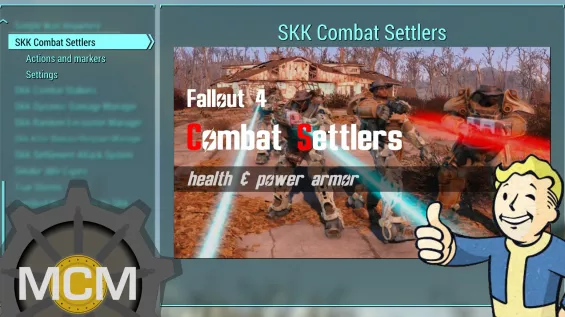 SKK Combat Settlers - MCM Settings Menu 日本語化対応 インターフェース - Fallout4 Mod ...