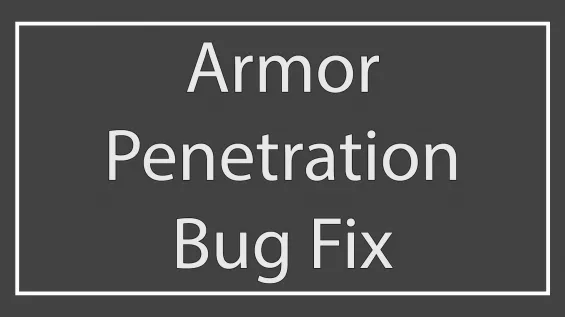 Armor Penetration Bug Fix バグフィックス - Fallout4 Mod データベース MOD紹介・まとめサイト