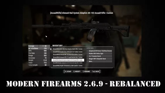 Modern Firearms - Rebalanced 武器 - Fallout4 Mod データベース MOD紹介・まとめサイト