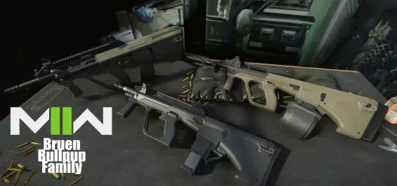 MW2022 - Ultimate Aug Family - Aug A3 - Aug A3 Para - Aug HBAR 武器 ...