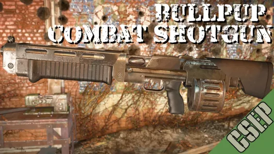 Pig's Bullpup Combat Shotgun 日本語化対応 武器 - Fallout4 Mod データベース MOD紹介・まとめサイト