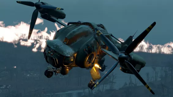 dp Classic Vertibird HD モデル・テクスチャ - Fallout4 Mod データベース MOD紹介・まとめサイト