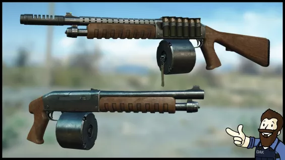 The Riot Shotgun - Fallout New Vegas 日本語化対応 武器 - Fallout4 Mod データベース ...