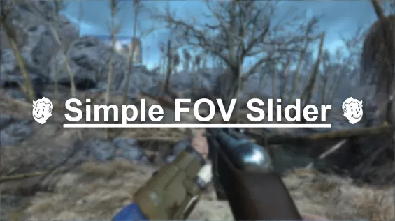 Simple FOV Slider 日本語化対応 インターフェース - Fallout4 Mod データベース MOD紹介・まとめサイト