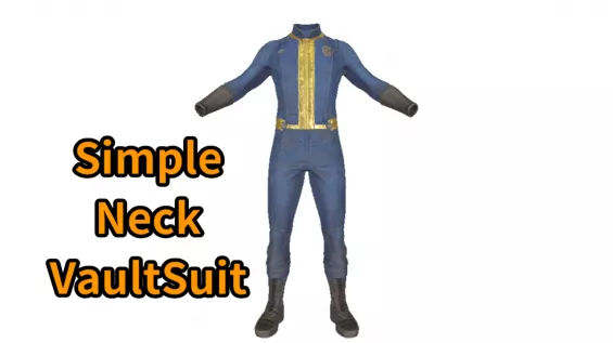 Simple Neck VaultSuit モデル・テクスチャ - Fallout4 Mod データベース MOD紹介・まとめサイト
