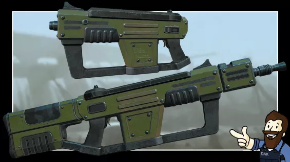 12.7mm SMG - Fallout New Vegas 日本語化対応 武器 - Fallout4 Mod データベース MOD紹介・まとめサイト